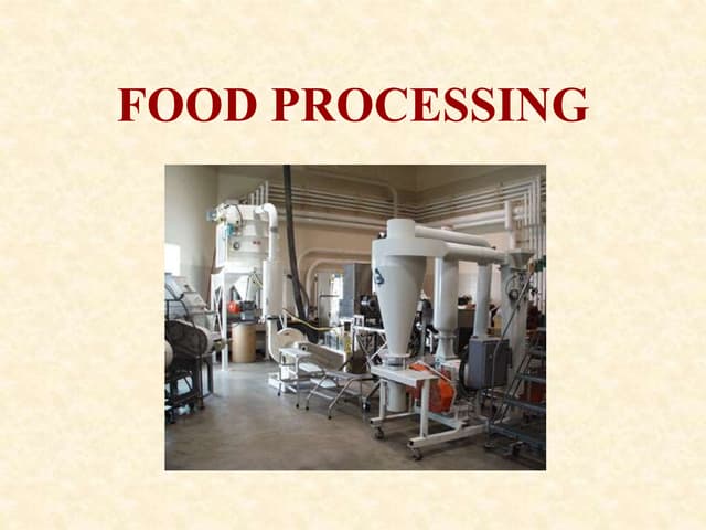 Principles and methods of food preservation | PPTX