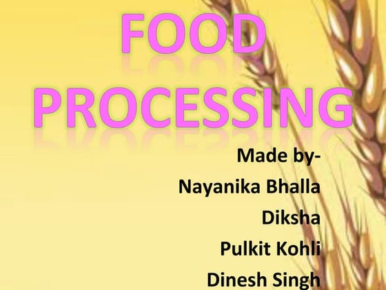 TLE - FOOD PROCESSING (salting, curing, smoking) | PPT