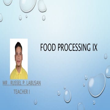 Food Processing 9 Sampling Ppt Pptx