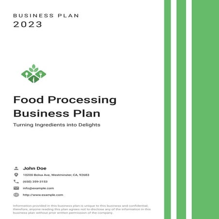 food processing business plan example.pdf