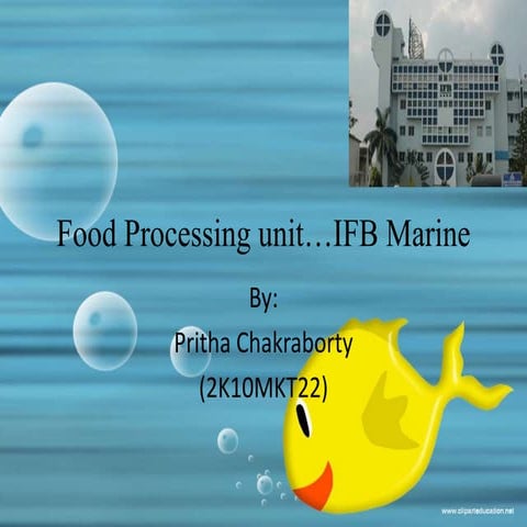 Food processing unit | PPTX