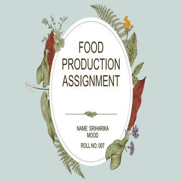 FOOD PRODUCTION PPT.pptx