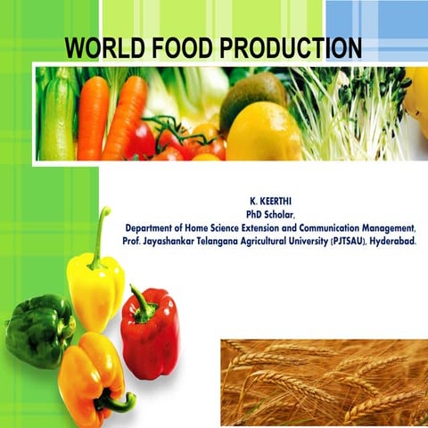 Food production trends | PDF