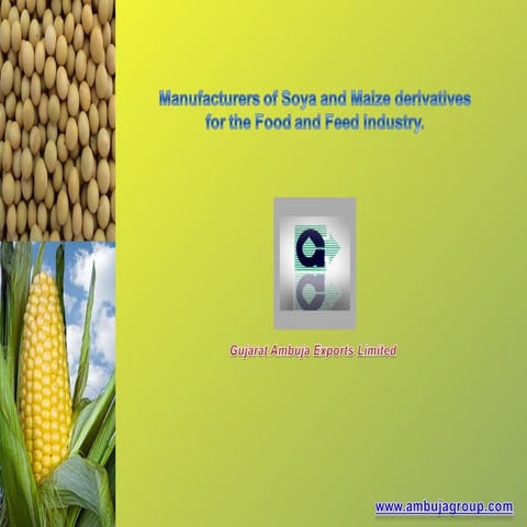 food ingredients, corn, soy | PPT