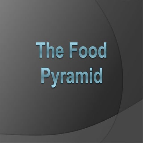 Food Pyramid | PPTX | Nutrition | Healthy Living