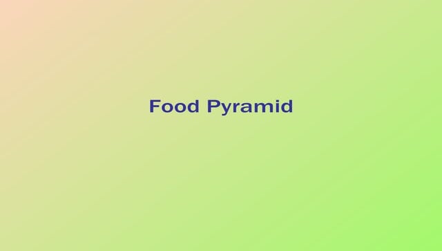 Food pyramid power point | PPT