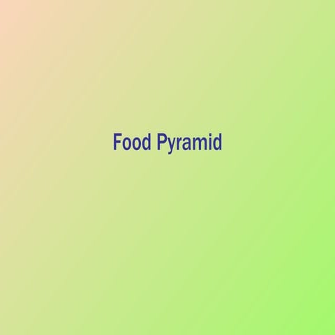Food pyramid | PPT