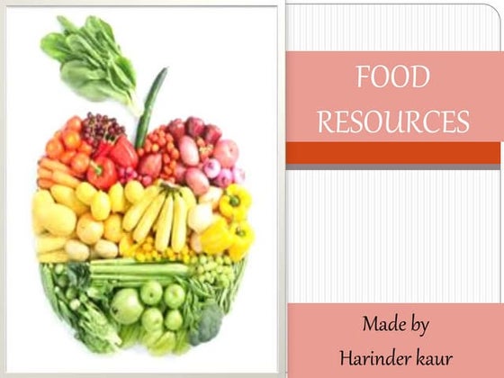 Food Resources (Environmental Science) | PPTX