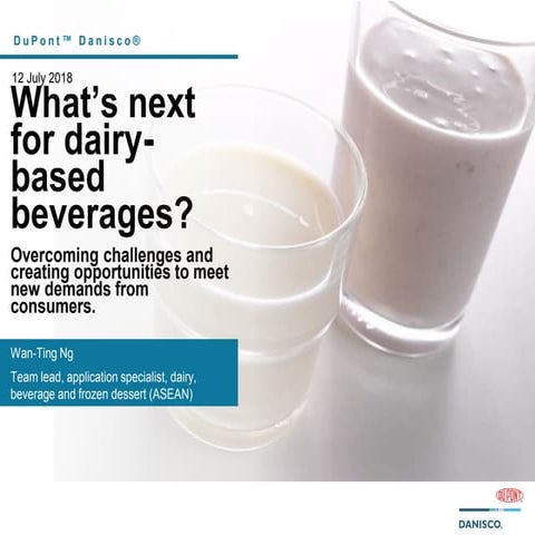 What’s next for dairy-based beverages? | PPTX