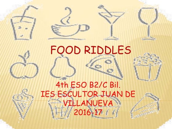 Food riddle | PPT