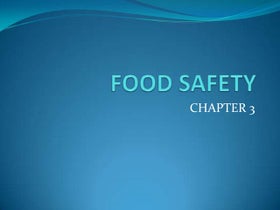 Food sanitation | PPT