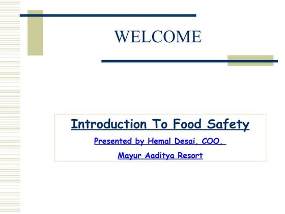 Food Safety & Hygiene | PPT
