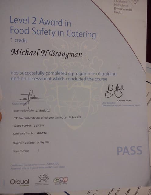 Bmc certificate | PDF