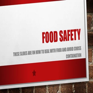 Food safety | PPT