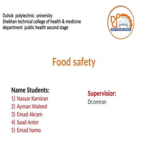 food safety..................................pptx