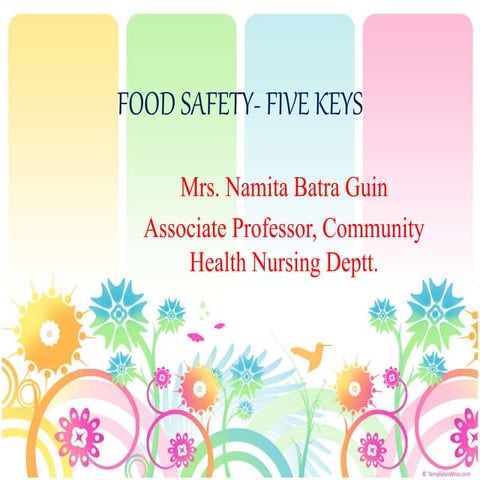 Food safety five keys | PPTX