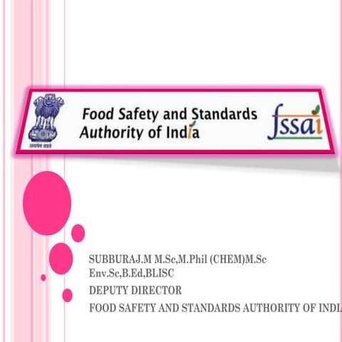 Fssai packaging & labeling | PPTX