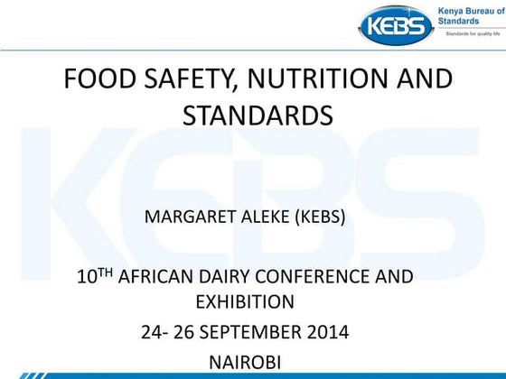 An Overview of Food Safety for Non-Foodies | PPT