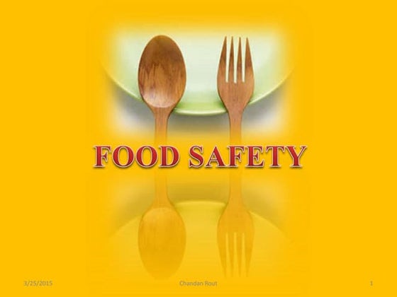 Basic Food Handling Training Power Point Presentation | PPT