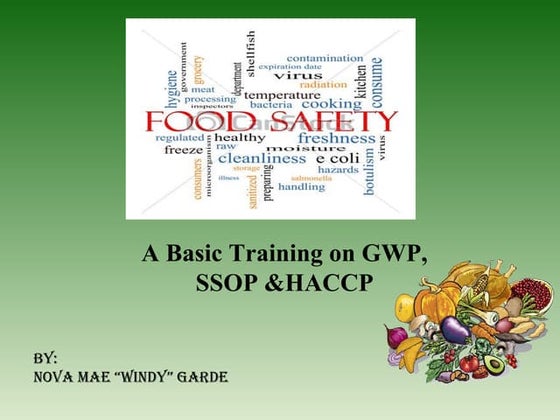 proper food handling, food safety, and sanitation practices | PPT
