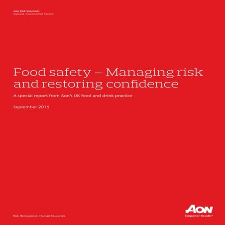 Food safety white paper sept 2015 final | PDF
