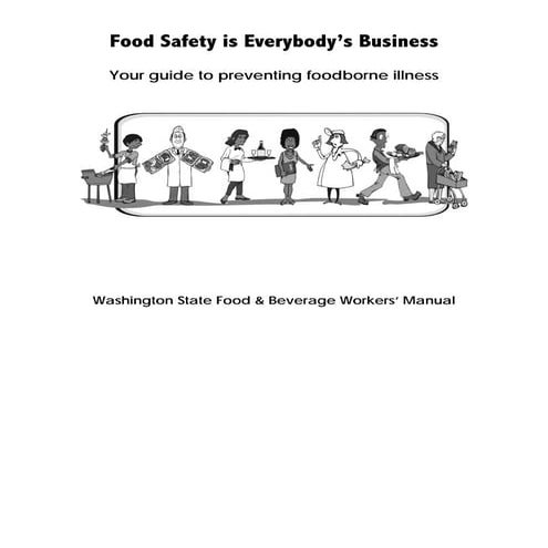 Food Safety Workers Manuel | PDF