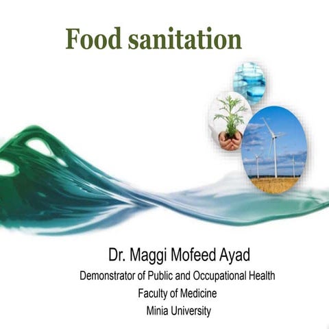 Food sanitation | PPTX