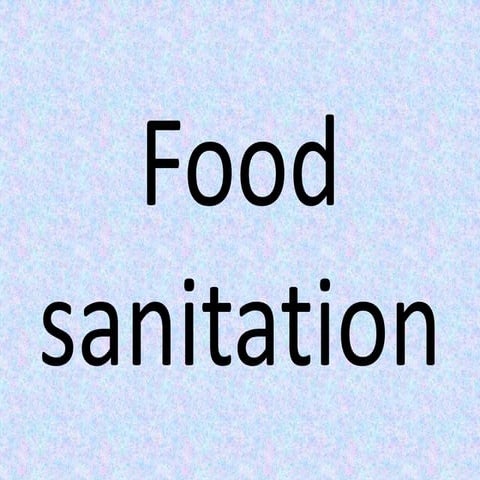 Food sanitation .pdf