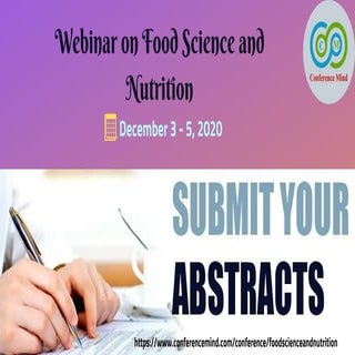 Webinar on Food Science and Nutrition | PDF