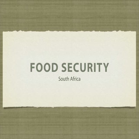 Food security | PPT