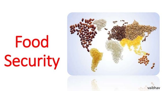 Food security powerpoint | PPTX