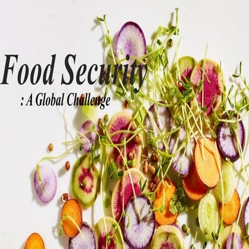 Food Security, A GLOBAL CHALLENGE PRESENTATION | PPTX