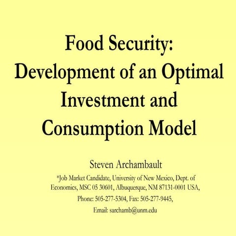 Food security3 | PPT | Agriculture | Industries