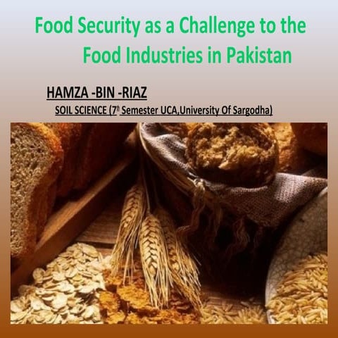 Global Food Security: Challenges and Response | PPT