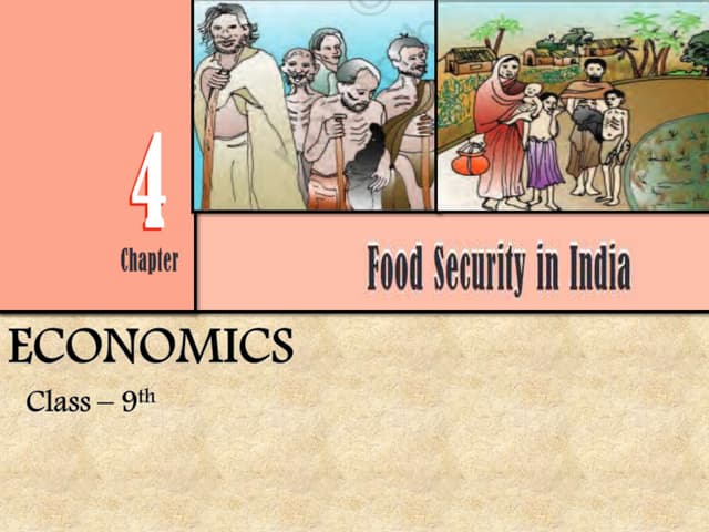Food Security In India Class 9 CBSE PPT food-security-in-india-class-9-cbse-ppt