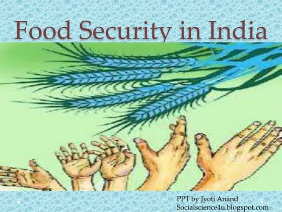 Lecture 2 food security | PPT