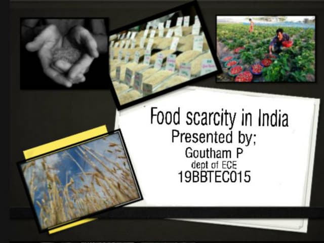 Food security in india | PPTX