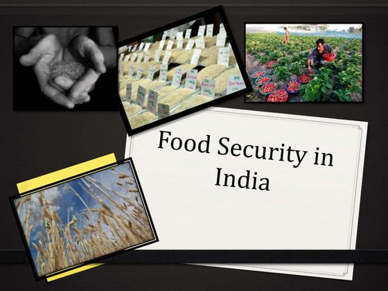 Food security in india | PPTX