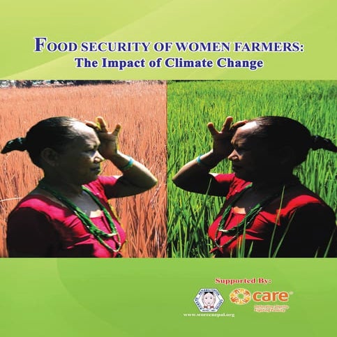 Food security of women farmers: the impact of climate change | PDF
