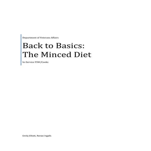 Standard hospital diets | PPTX