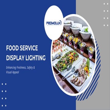 Food Service Display Lighting by Promolux | PDF