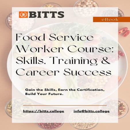 Are You Looking For Food Service Worker Certificate Online Course | PDF