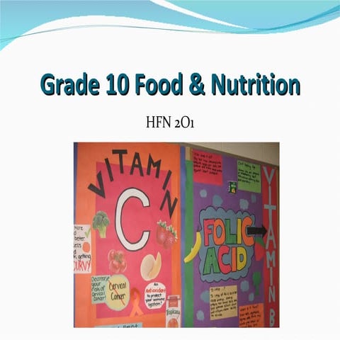 Foods front page | PPT