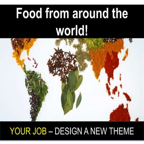 Food From Around The World - Project | PPTX