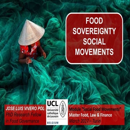 Food Sovereignty Social Movements | PPTX