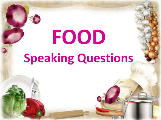 Cooking and Kitchen Vocabulary for ESL | PPTX