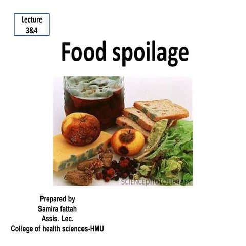 Food spoilage | PPTX