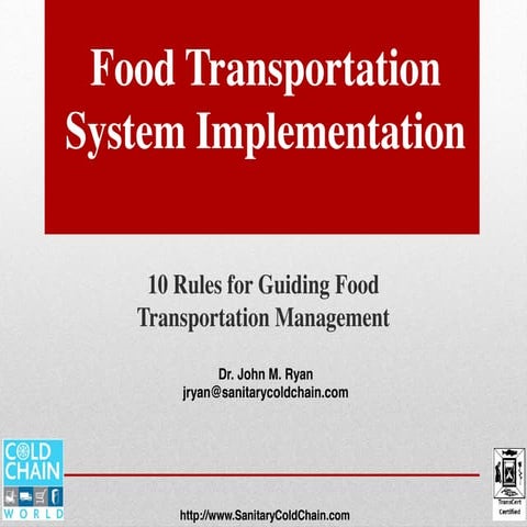 Food Transportation System | PDF