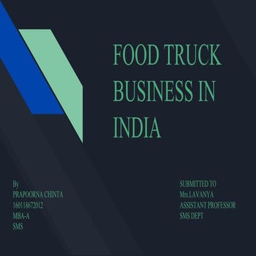 Food truck Business | PPTX