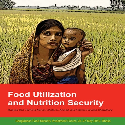 Food utilization and nutrition security | PDF